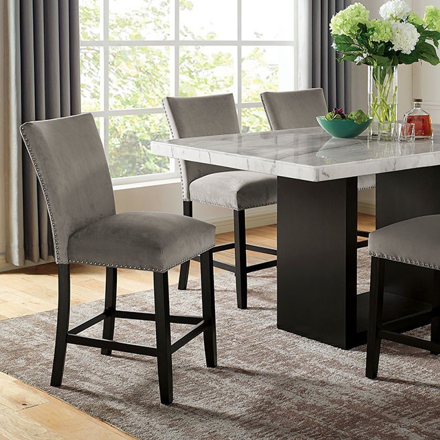 DINING TABLE COUNTER HEIGHT GRAY - Dunn's